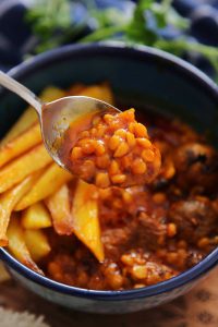 Gheimeh Recipe (Khoresht Gheymeh) with Persian Rice