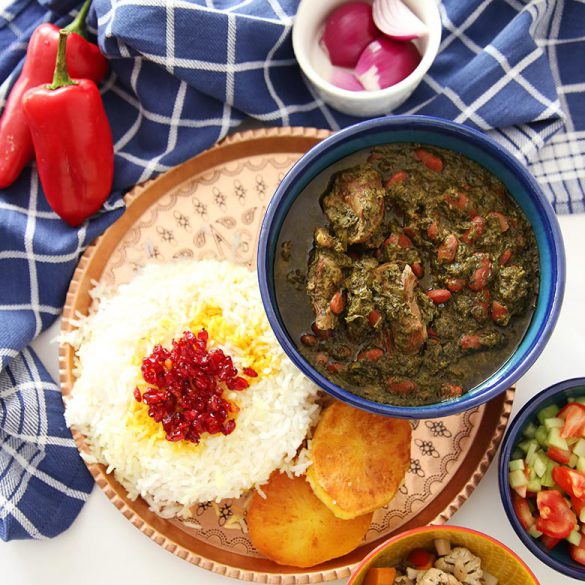 Ghormeh Sabzi Recipe (Persian Herb Stew)