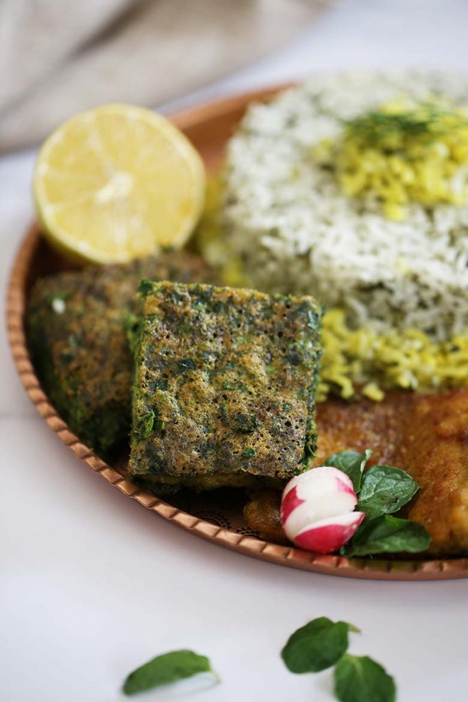 Sabzi Polo Recipe (Persian Herb Rice with Fish)