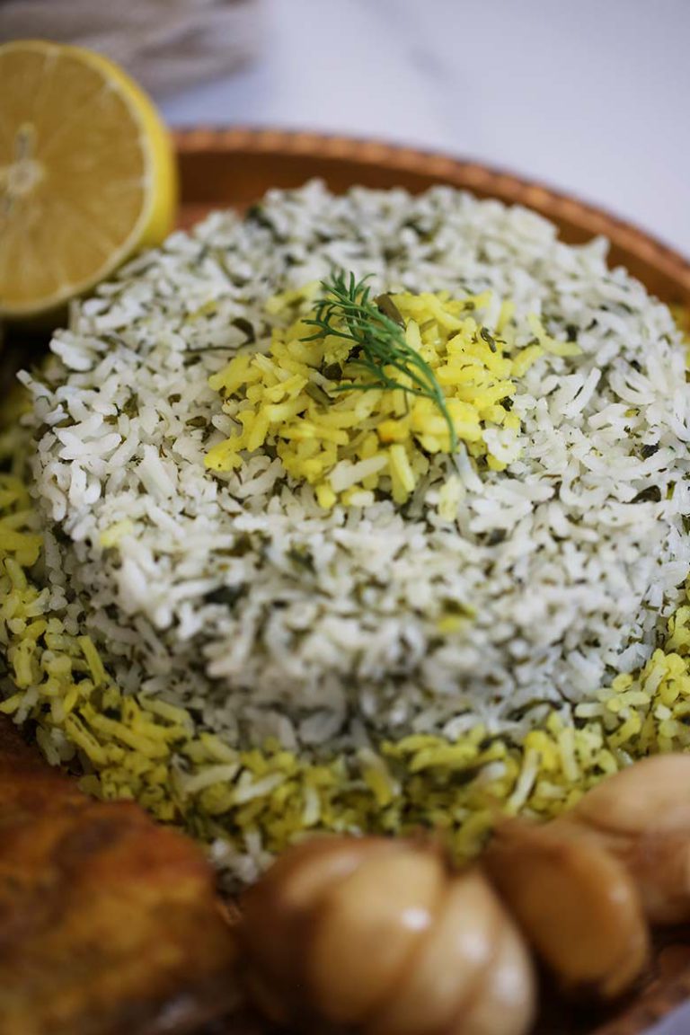 Sabzi Polo Recipe (Persian Herb Rice with Fish)