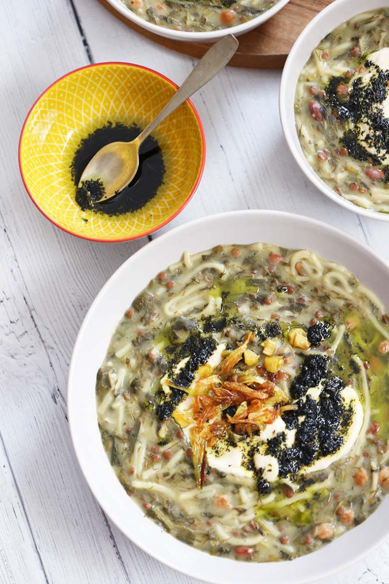 Ash Reshteh Recipe (Persian Noodle Soup)
