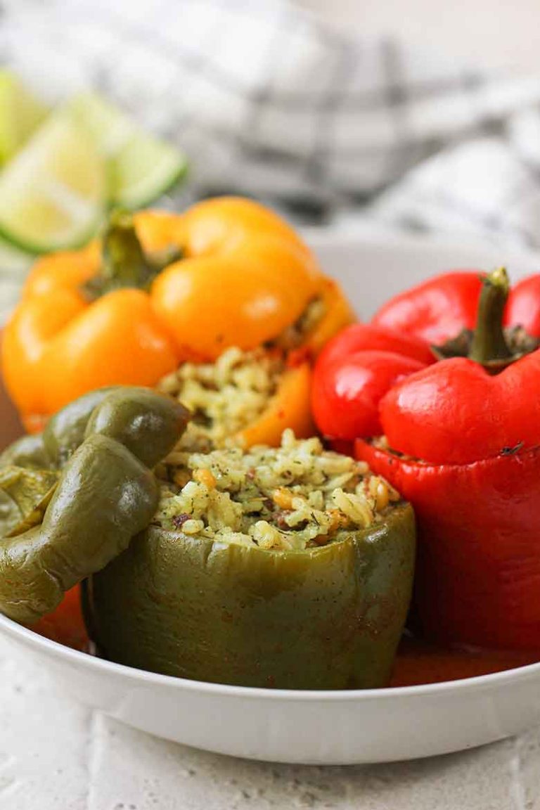 Dolmeh Felfel Recipe (Persian Stuffed Bell Peppers)