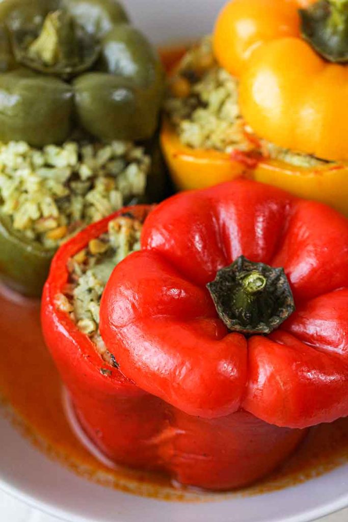 Dolmeh Felfel Recipe (Persian Stuffed Bell Peppers)