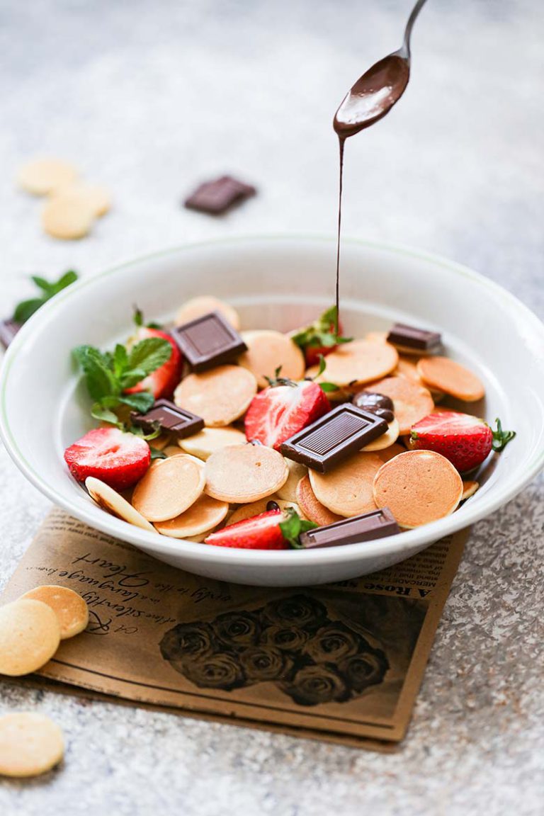 Homemade Mini Pancakes Recipe (Pancake Cereal)