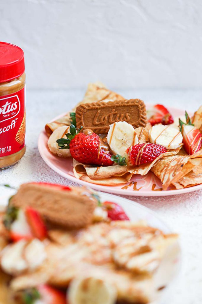 Lotus Biscoff Crepes Recipe