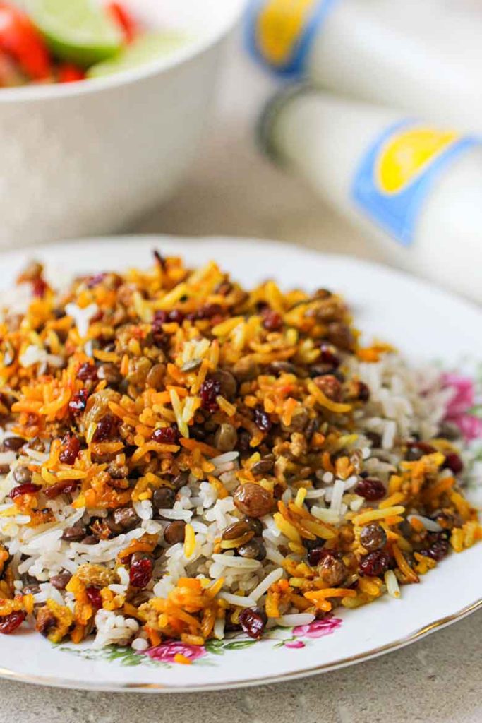 Adas Polo Recipe (Persian Lentil and Rice)