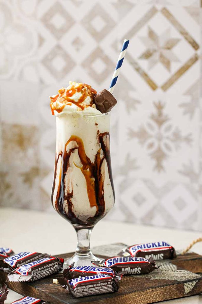 Snickers Milkshake Recipe