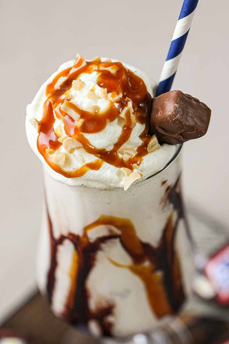 Snickers Milkshake Recipe