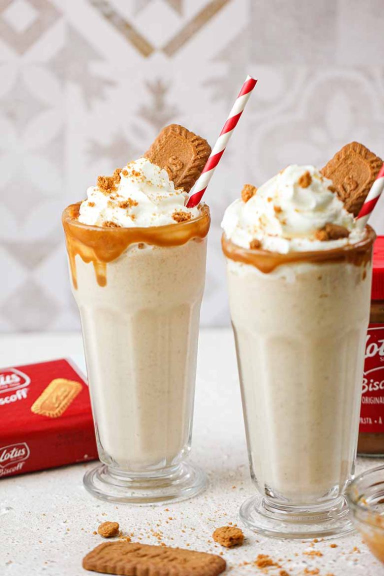 Lotus Biscoff Milkshake Recipe