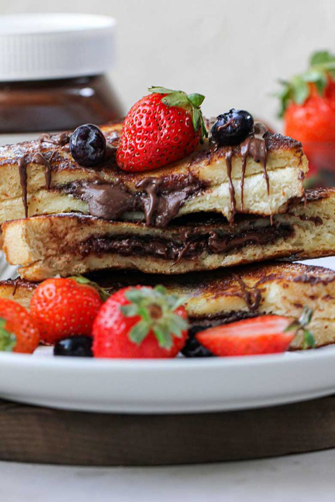 Nutella French Toast With Strawberries