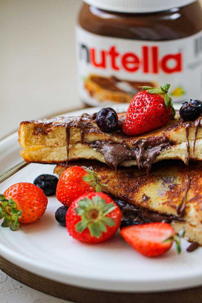 Nutella French Toast With Strawberries
