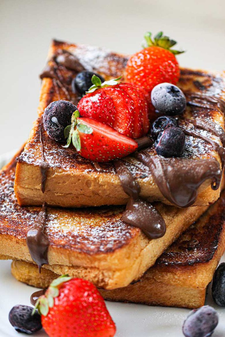 Nutella French Toast With Strawberries