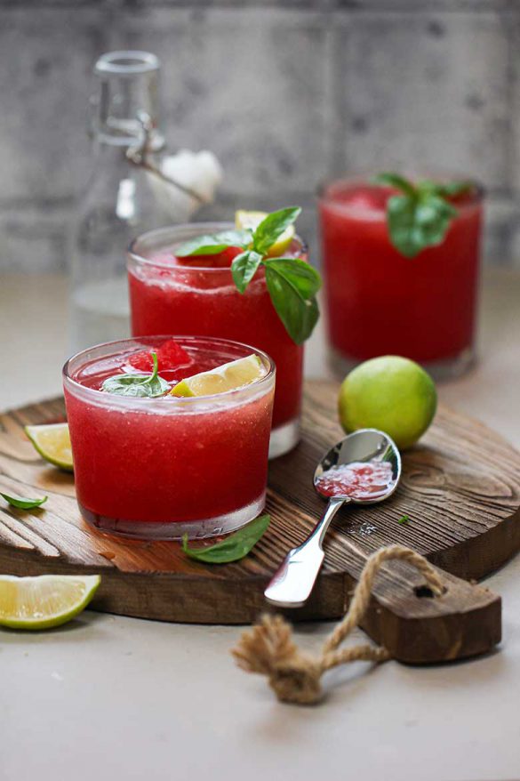 Watermelon Mocktail With Sprite