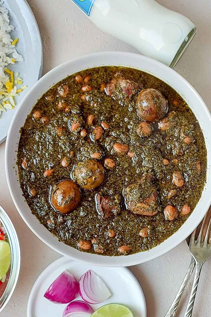 Ghormeh Sabzi Recipe (Persian Herb Stew)