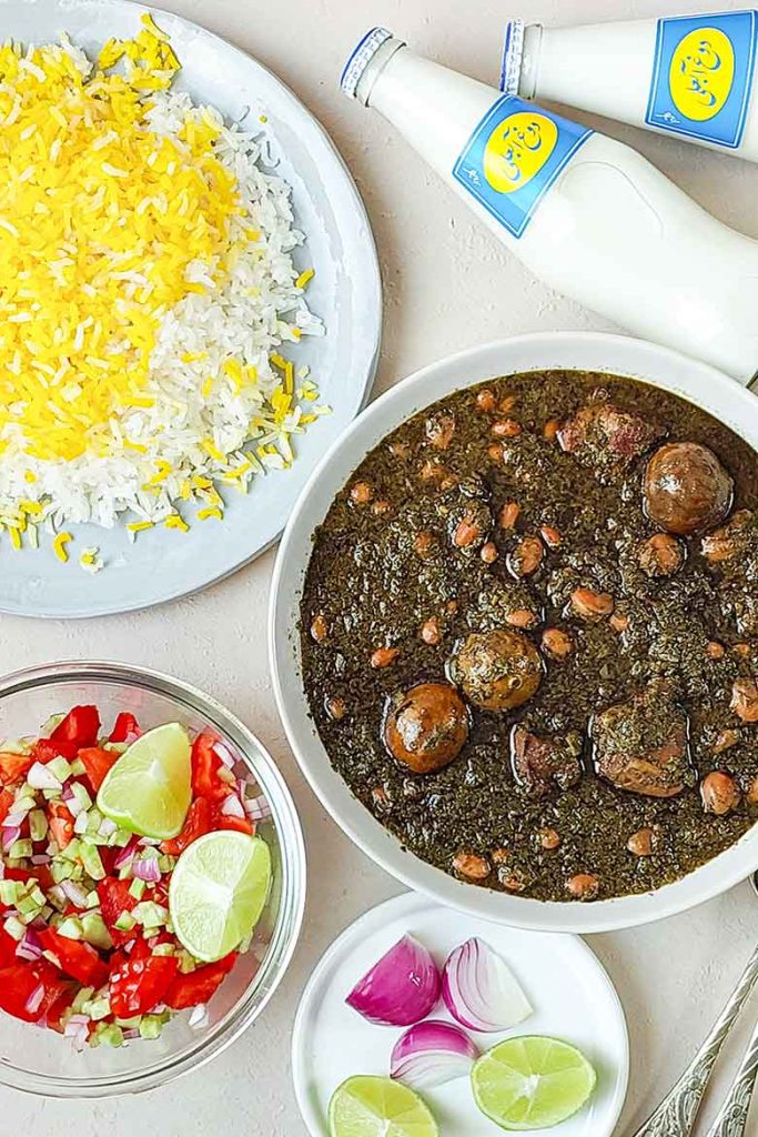 Ghormeh Sabzi Recipe (Persian Herb Stew)