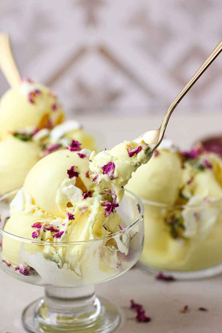 Bastani Sonnati Recipe (Persian Saffron Ice Cream)