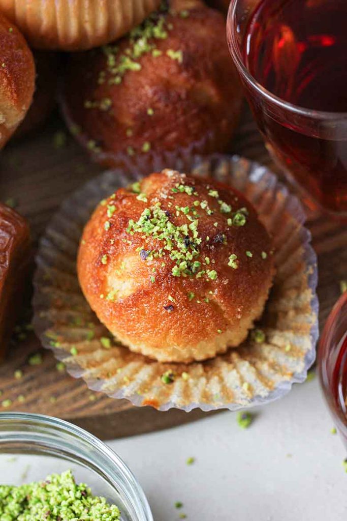 Cake Yazdi Recipe (Persian Cardamom Muffins)