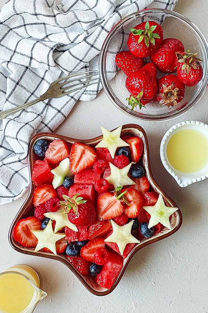 4th of July Fruit Salad