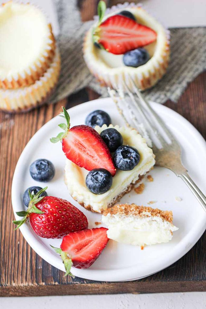 4th of July Mini Cheesecakes Recipe