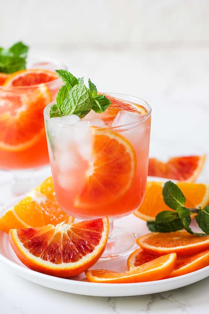 Blood Orange Mocktail Recipe (Non-alcoholic)