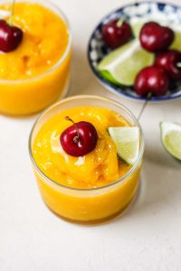 Frozen Mango Margarita Mocktail