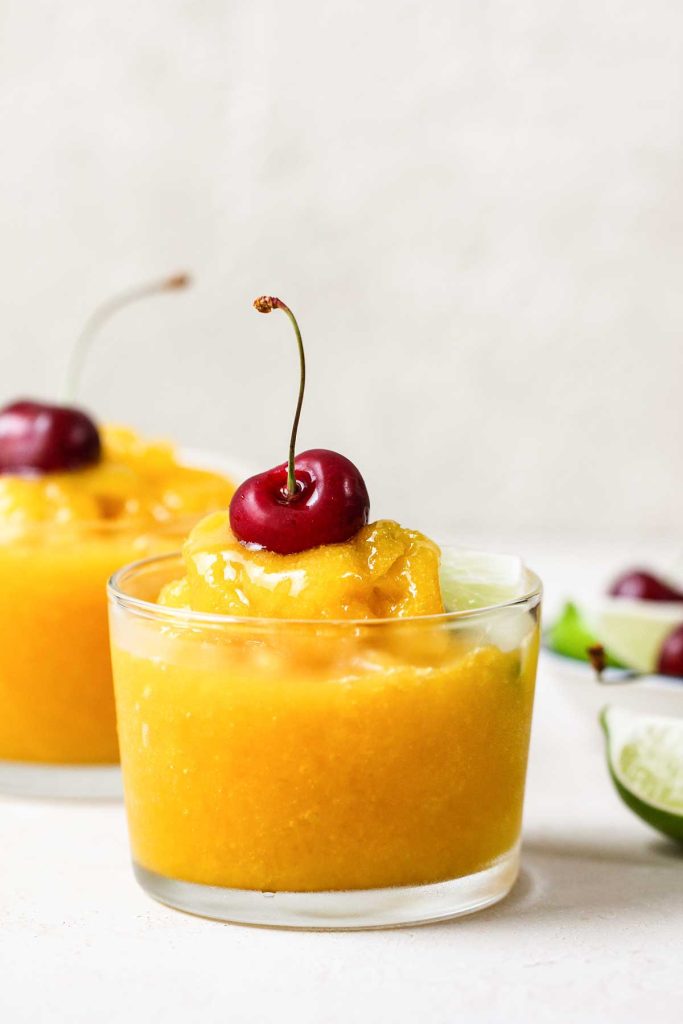 Frozen Mango Margarita Mocktail