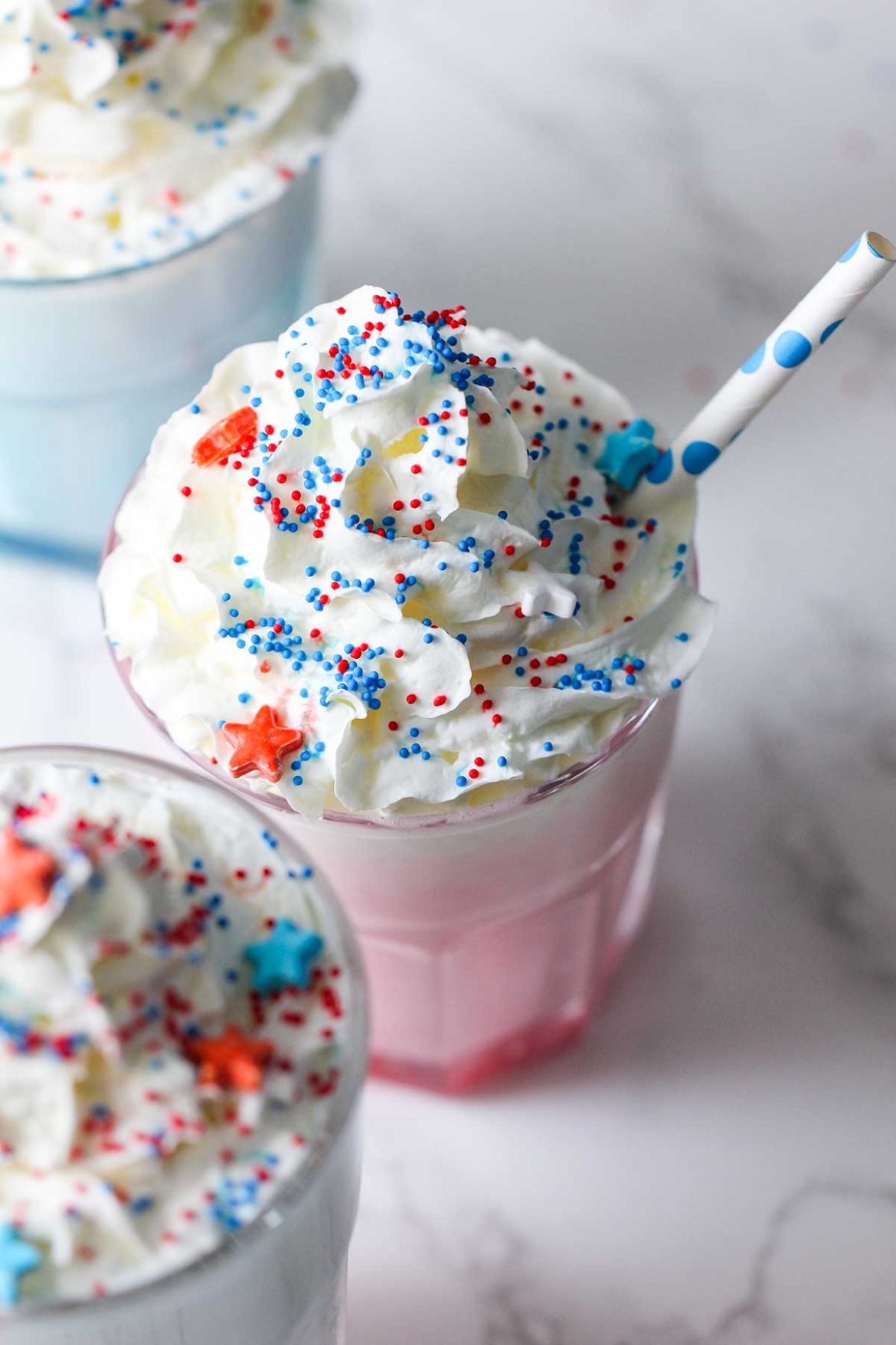 4th of July Milkshake Recipe